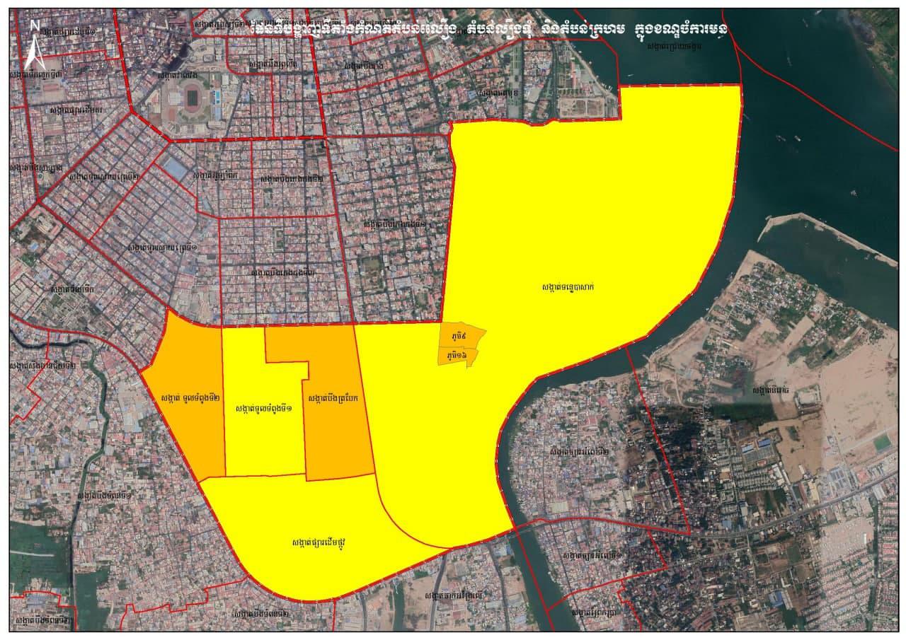 New Red, Orange and Yellow zone maps officially released - Cambodia ...