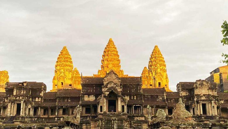 ‘Golden’ Angkor Wat likely due to natural phenomenon: ANA - Cambodia ...