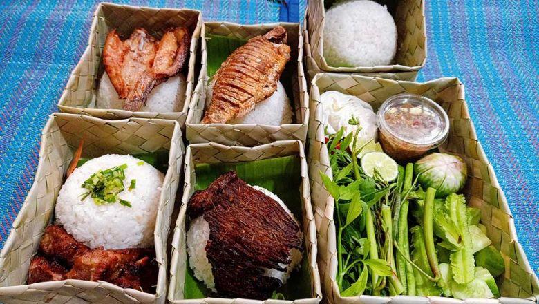 Traditional palm leaf boxes helping to reduce plastic use - Cambodia ...