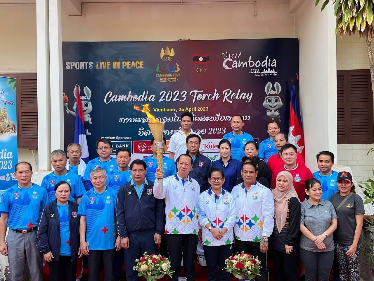 Let! Visit the SEA Games torch relay in Laos - Cambodia News Watch