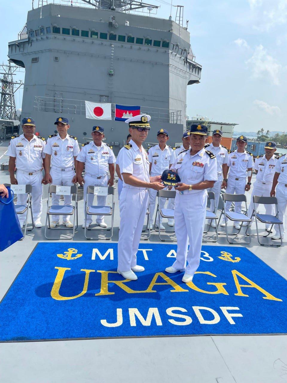 Two Japanese Self-Defense Forces ships arrive in Cambodia for goodwill ...