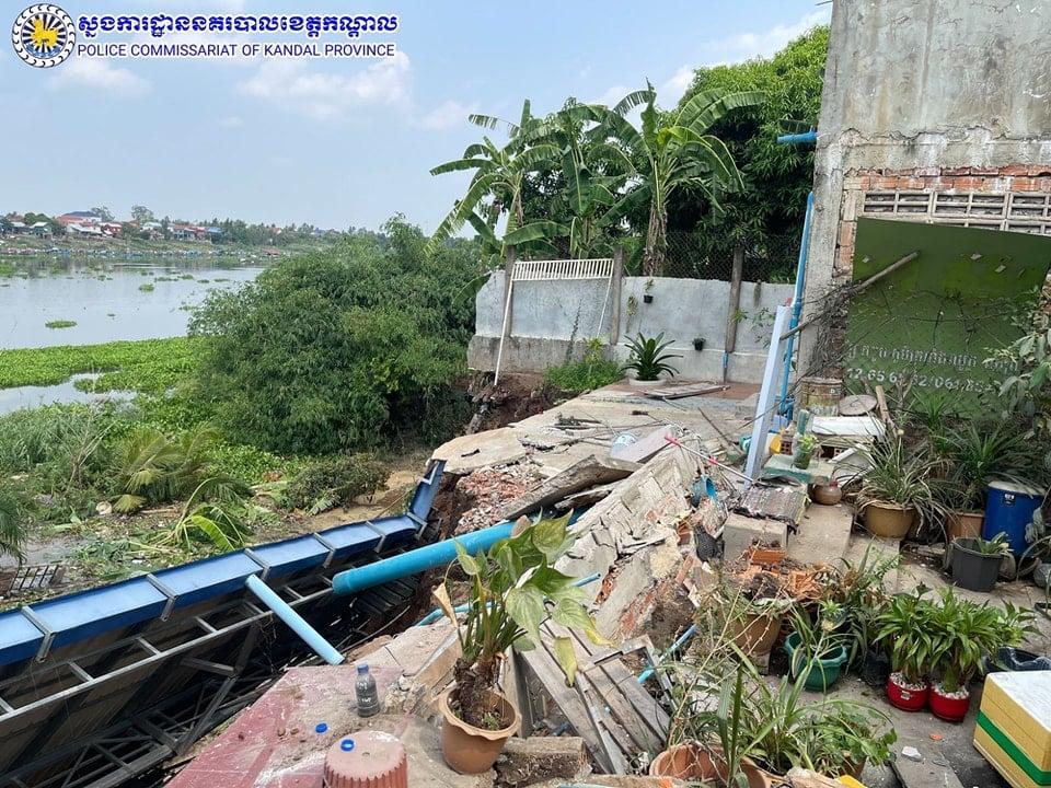 Update: 40 houses affected by Bassac river bank collapse - Cambodia ...